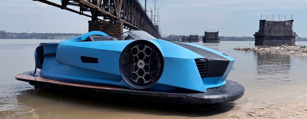 Innovative electric boat feels like driving a sports car on water