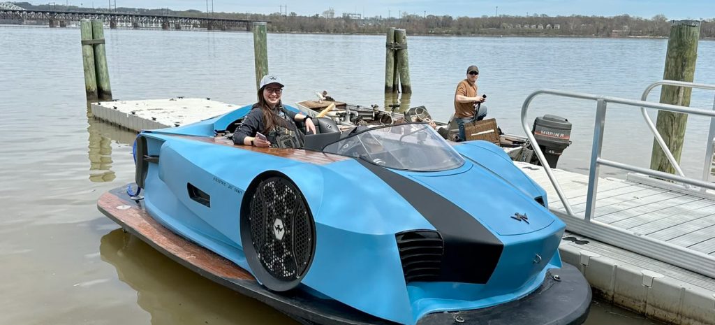 Innovative electric boat feels like driving a sports car on water