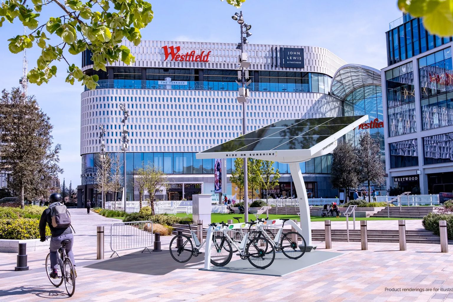 Solar-powered ebike charging station for off-grid outdoor charging