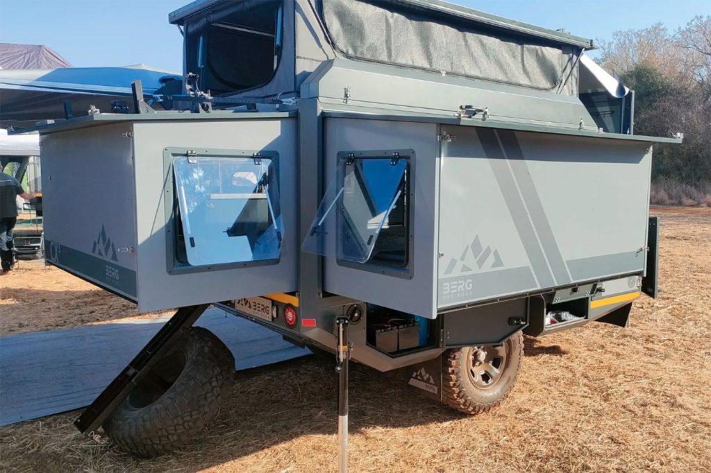 Squaredrop camper expands in all directions into versatile off-grid ...