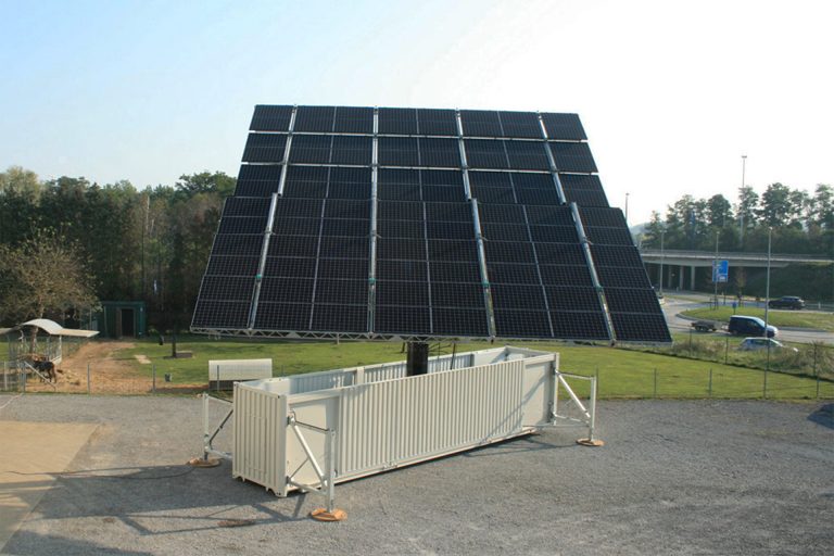 45ft mobile solar energy container delivers renewable power wherever it ...