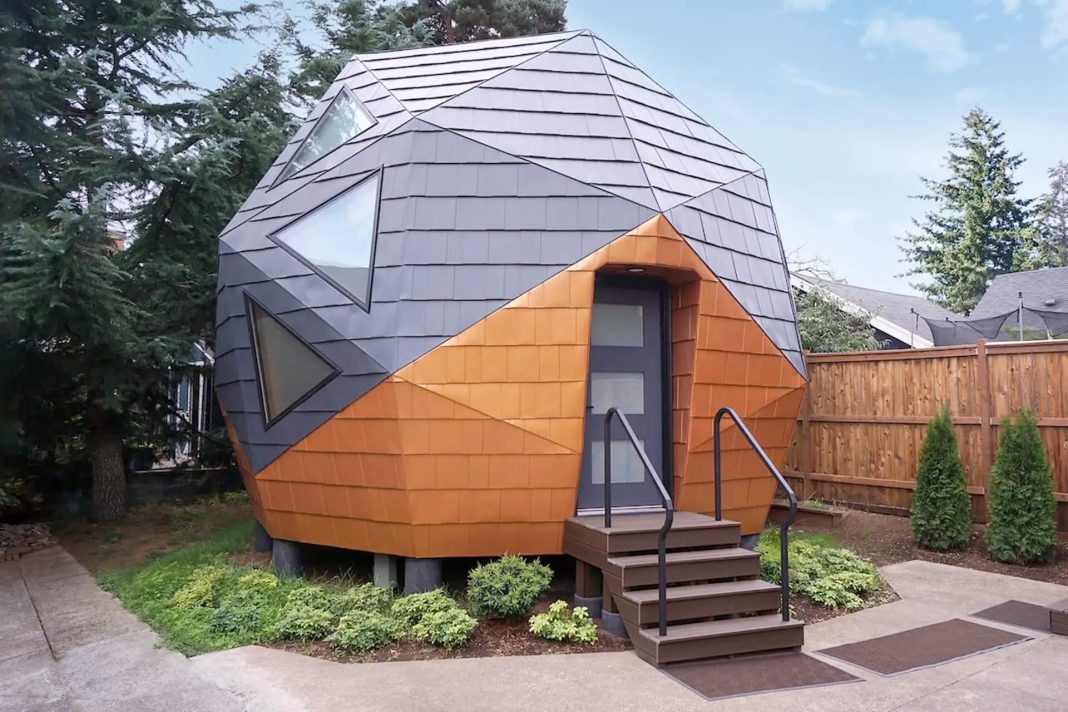 Geodesic dome tiny house offers a unique take on compact living