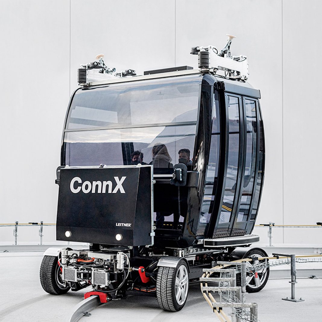 Hybrid solution combines aerial ropeway with autonomous ground vehicle