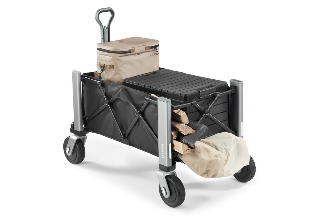 Remote-controlled motorized wagon is a smarter way to haul heavy loads