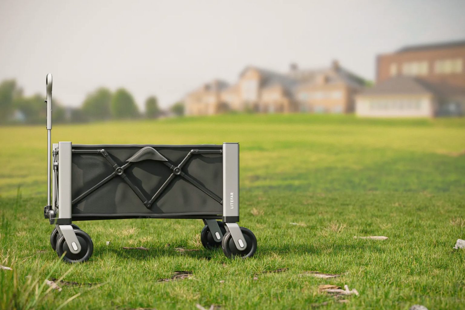 Remote-controlled motorized wagon is a smarter way to haul heavy loads