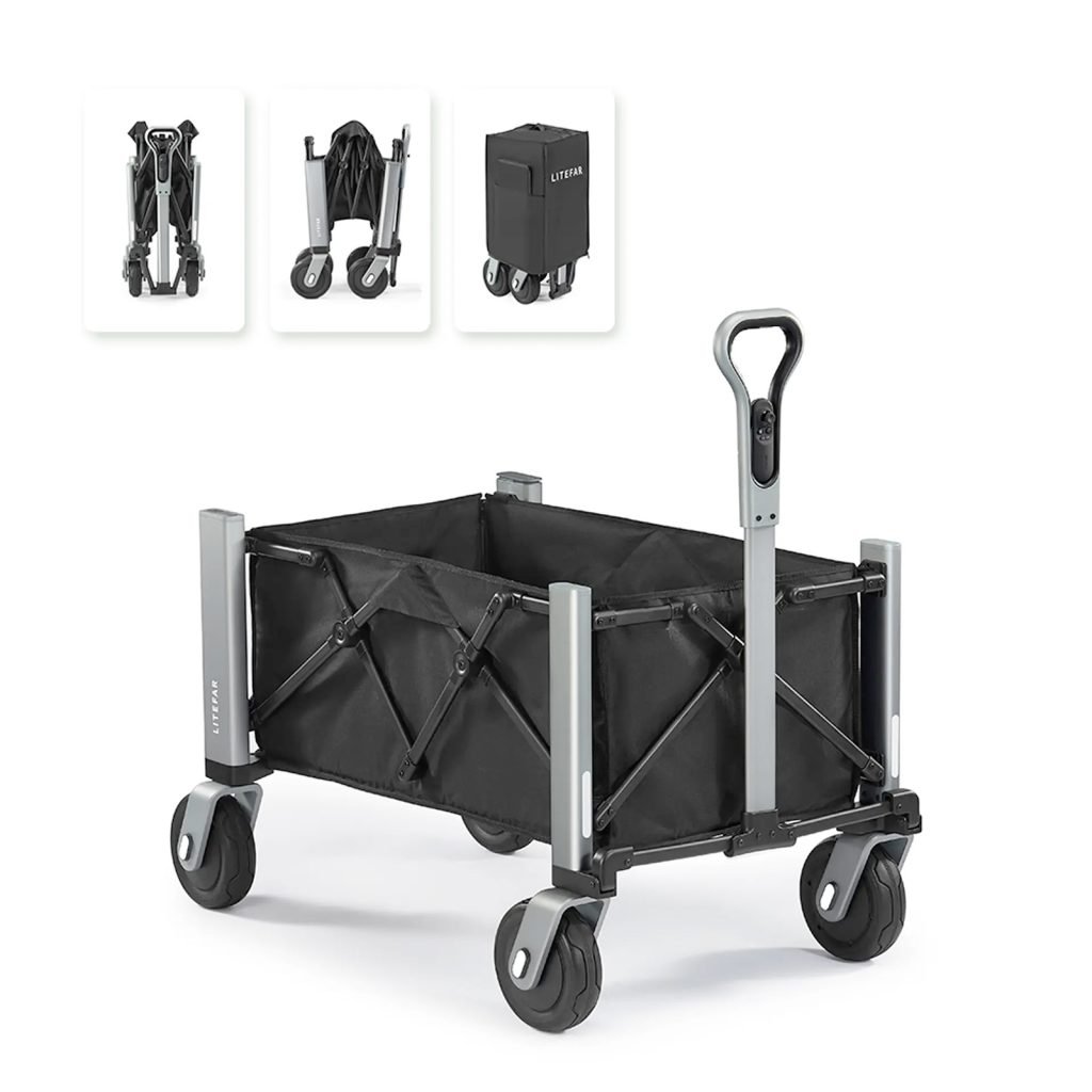 Remote-controlled motorized wagon is a smarter way to haul heavy loads