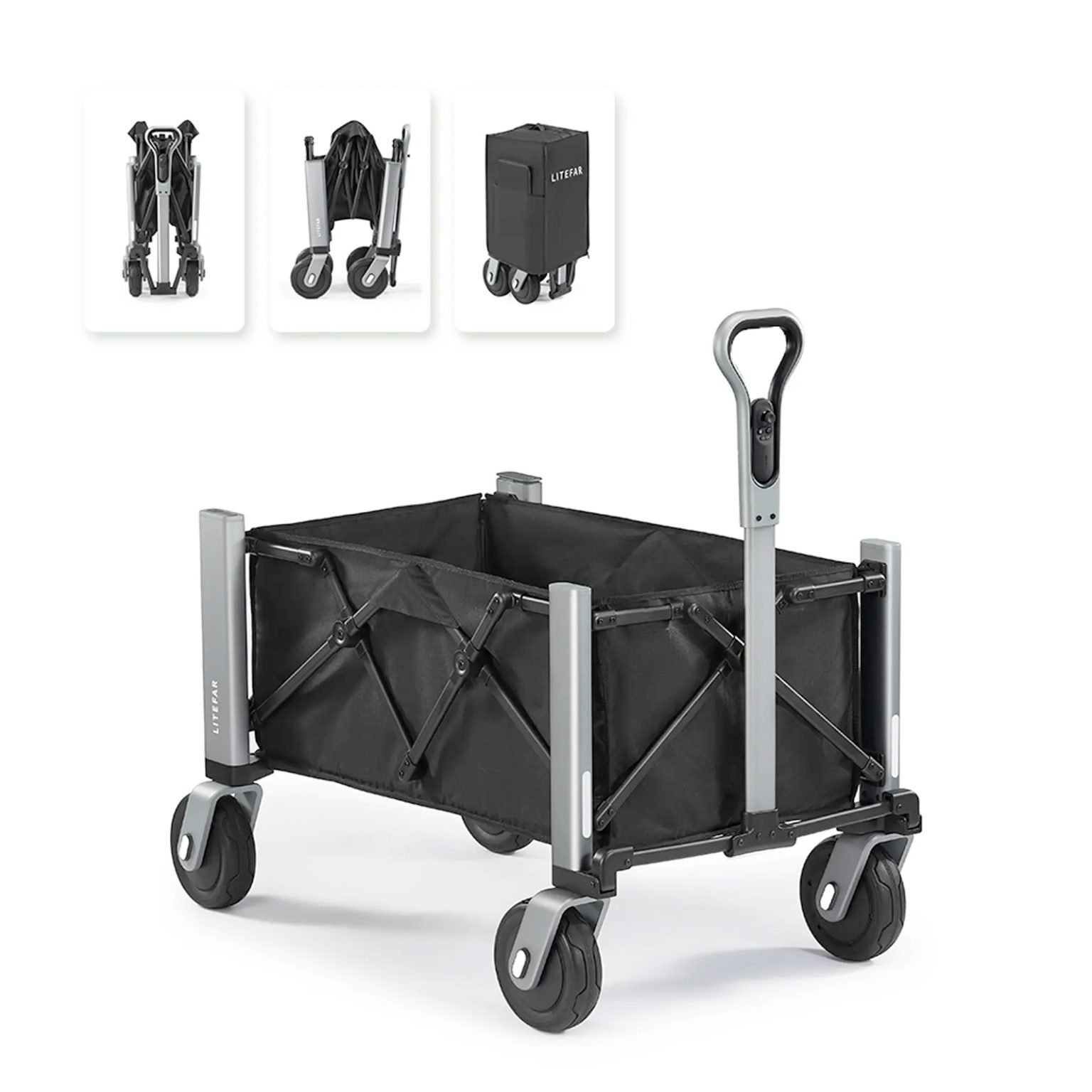 Remote-controlled motorized wagon is a smarter way to haul heavy loads