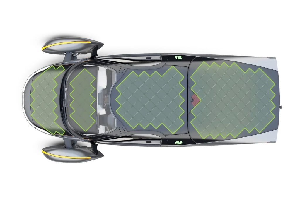 Aptera solar-powered car charges itself without plugging in