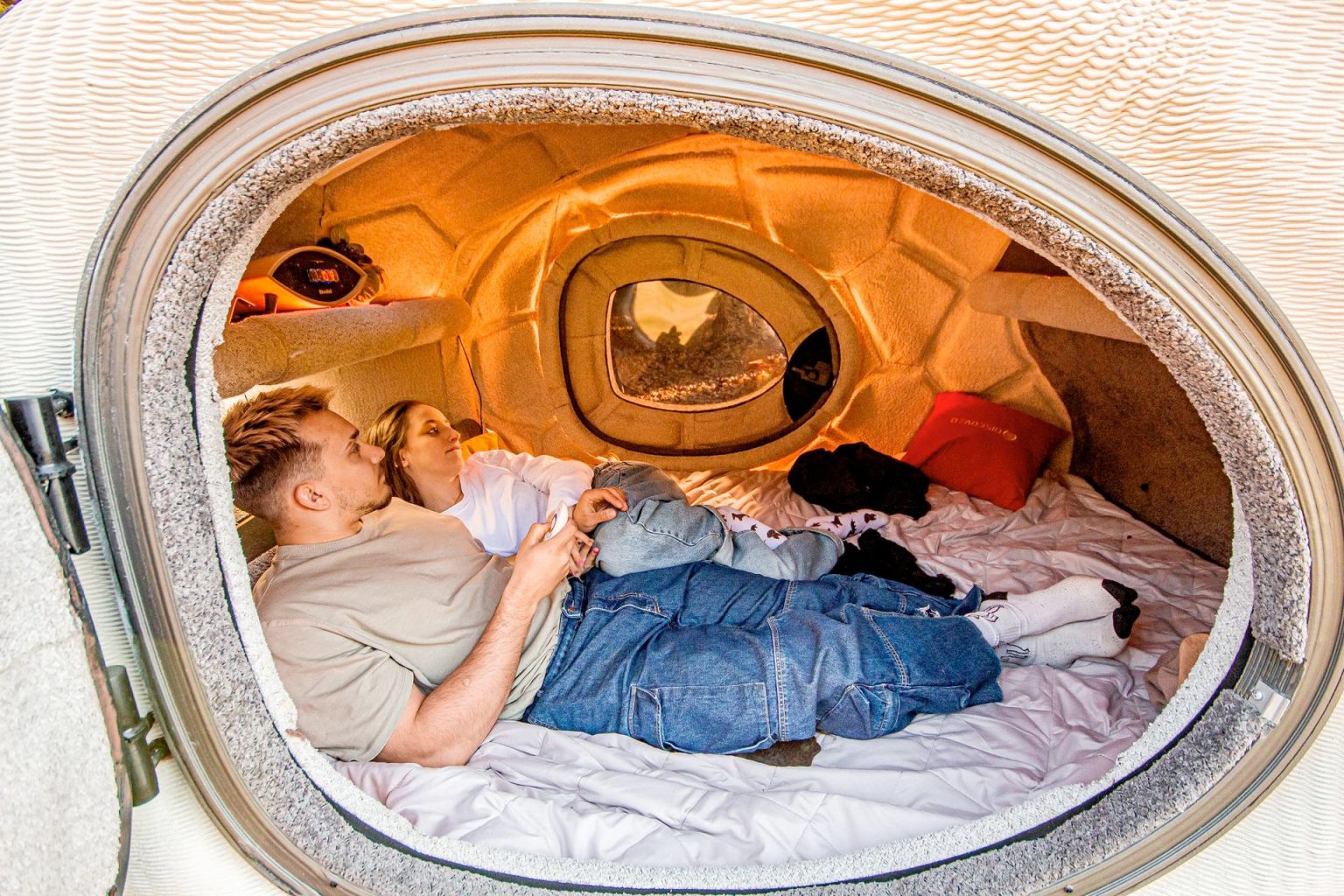 3D-printed camper offers compact camping solution for a family of three