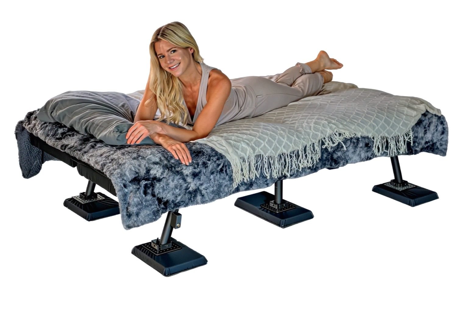 Modular bed rocker brings powerful motion to your bed
