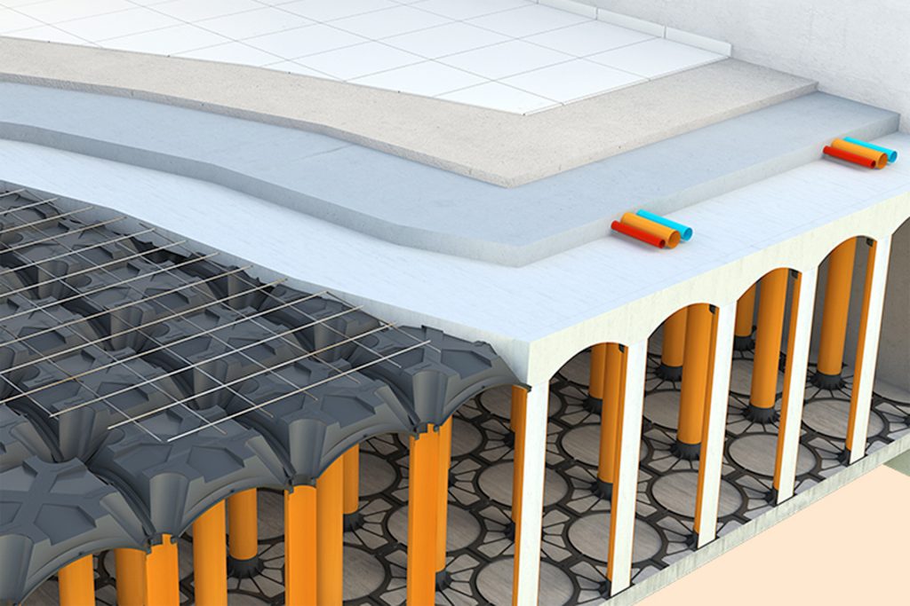 Modular formwork for ventilated foundation crawl spaces
