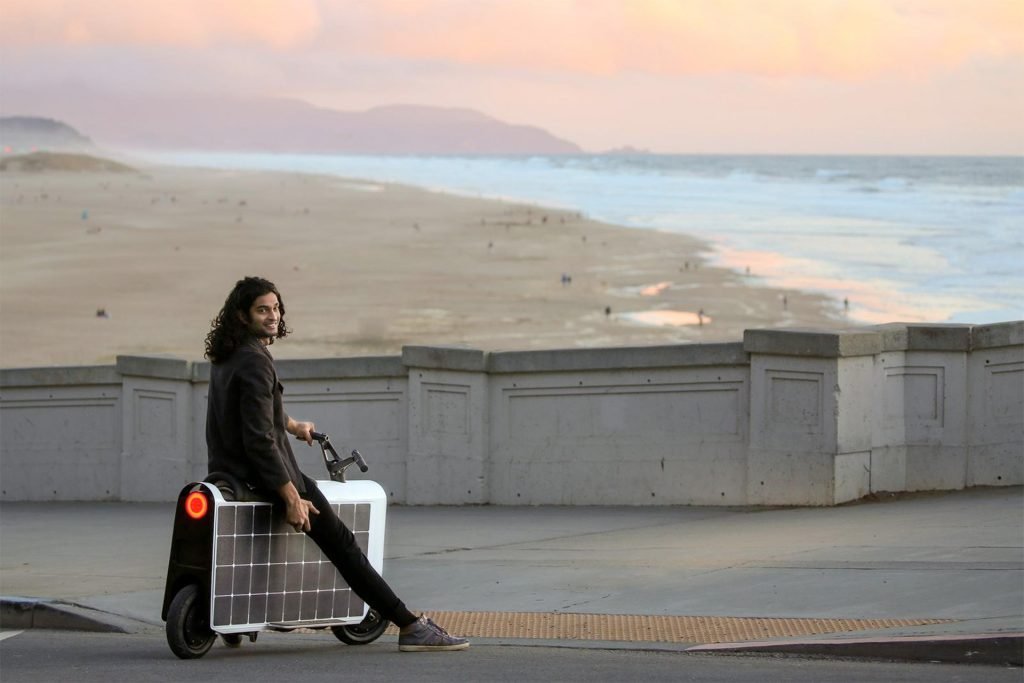 Solar scooter offers 18-mile daily range extension through sunlight