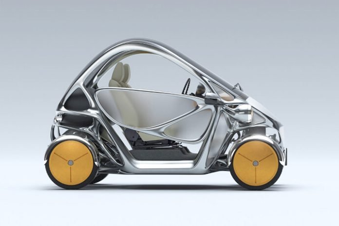 3D-printed micro metal car with AI mood detection and modular design