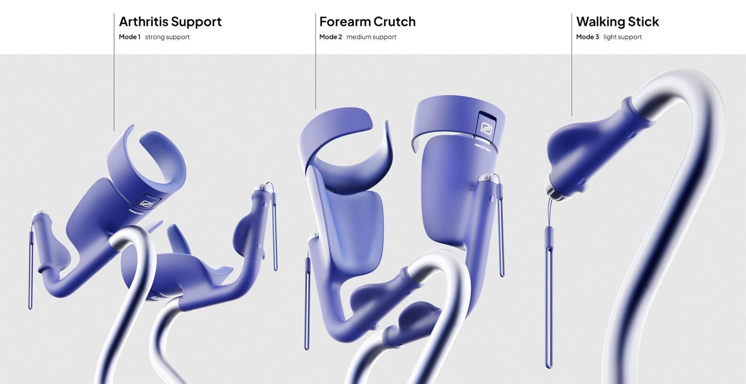 Modular walking aid adapts to users' changing needs