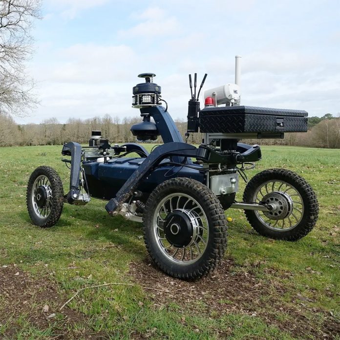 Autonomous security robot uses advanced sensors and AI to continuously ...