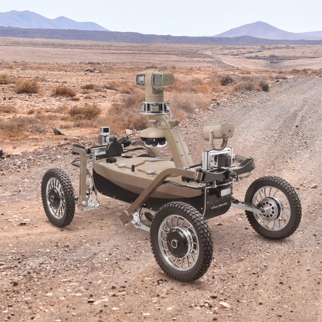 Autonomous security robot uses advanced sensors and AI to continuously ...
