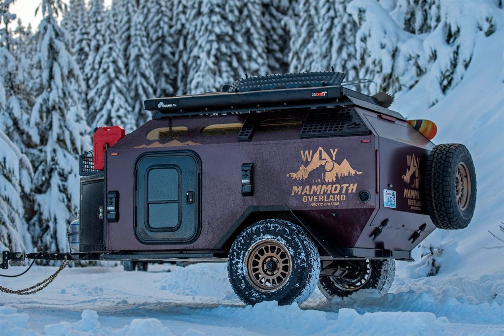 Wooly rugged camper offers comfort in extreme winter conditions