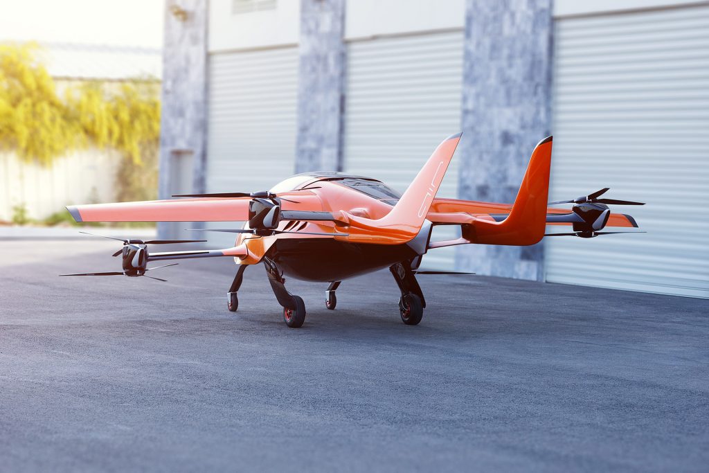 AIR ONE eVTOL with foldable wings and home charging simplifies personal ...