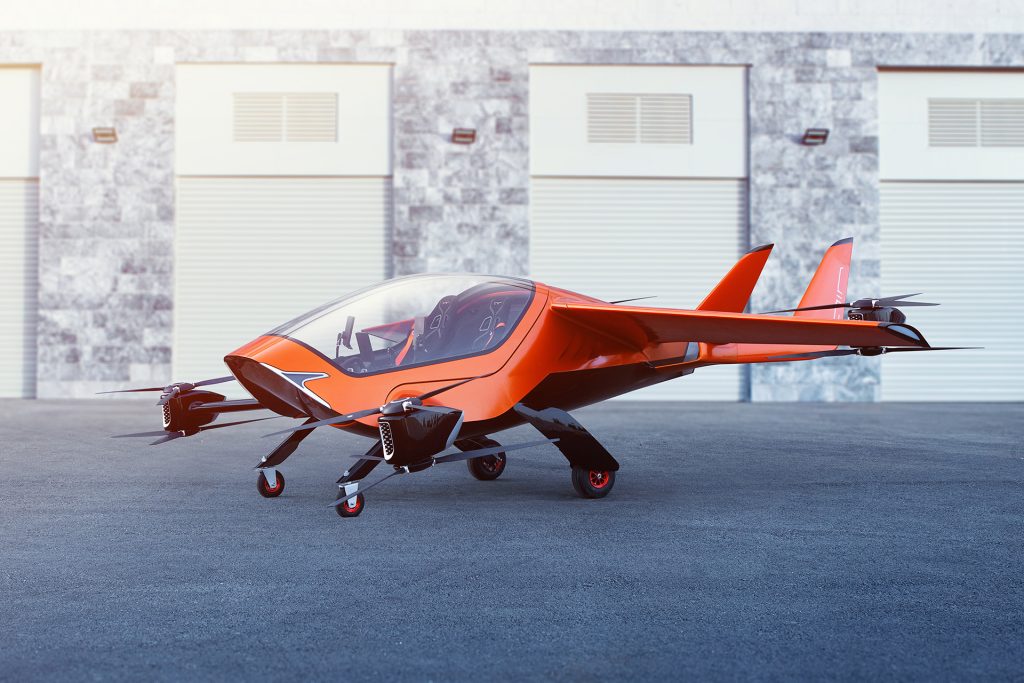 AIR ONE eVTOL with foldable wings and home charging simplifies personal ...