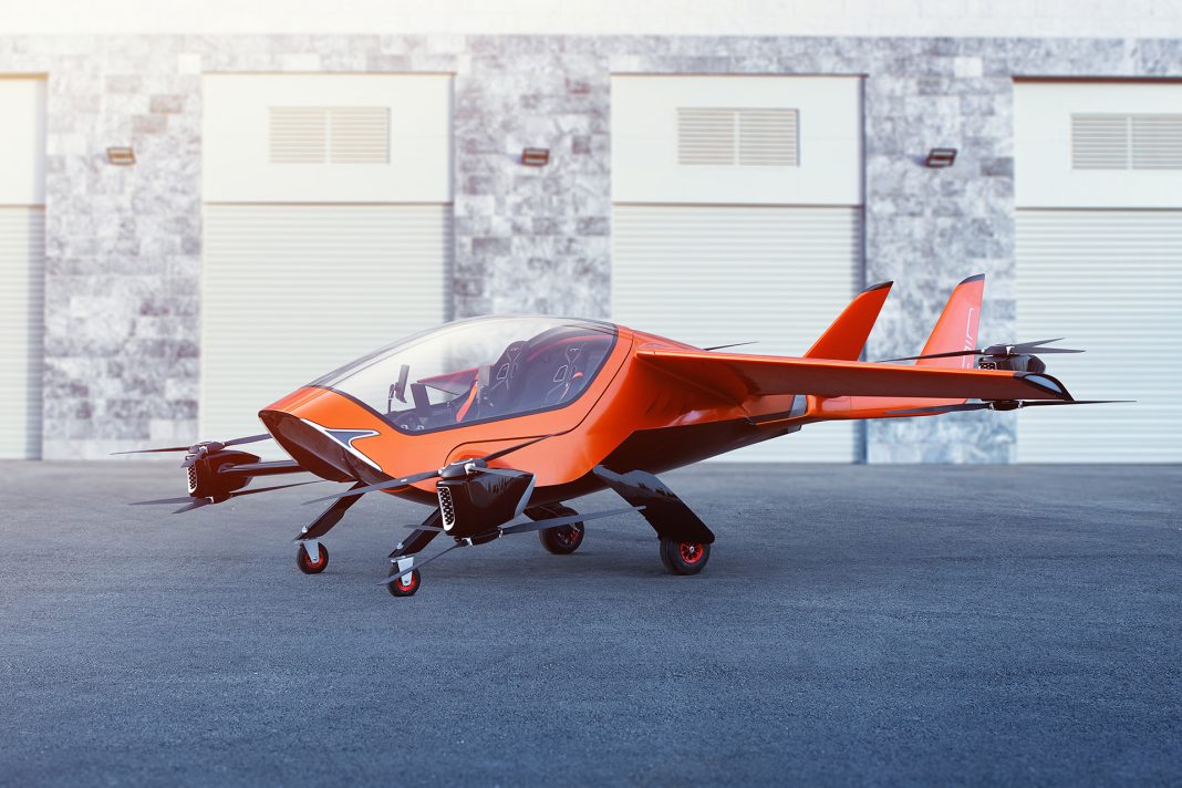 AIR ONE eVTOL with foldable wings and home charging simplifies personal ...