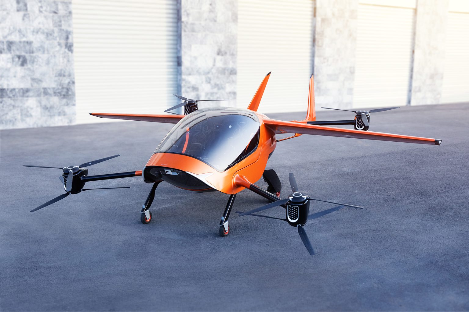AIR ONE eVTOL with foldable wings and home charging simplifies personal ...