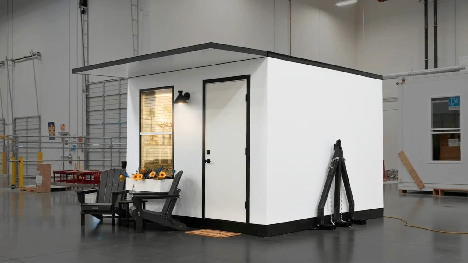 Compact foldable tiny home sets up in just an hour - no tools needed