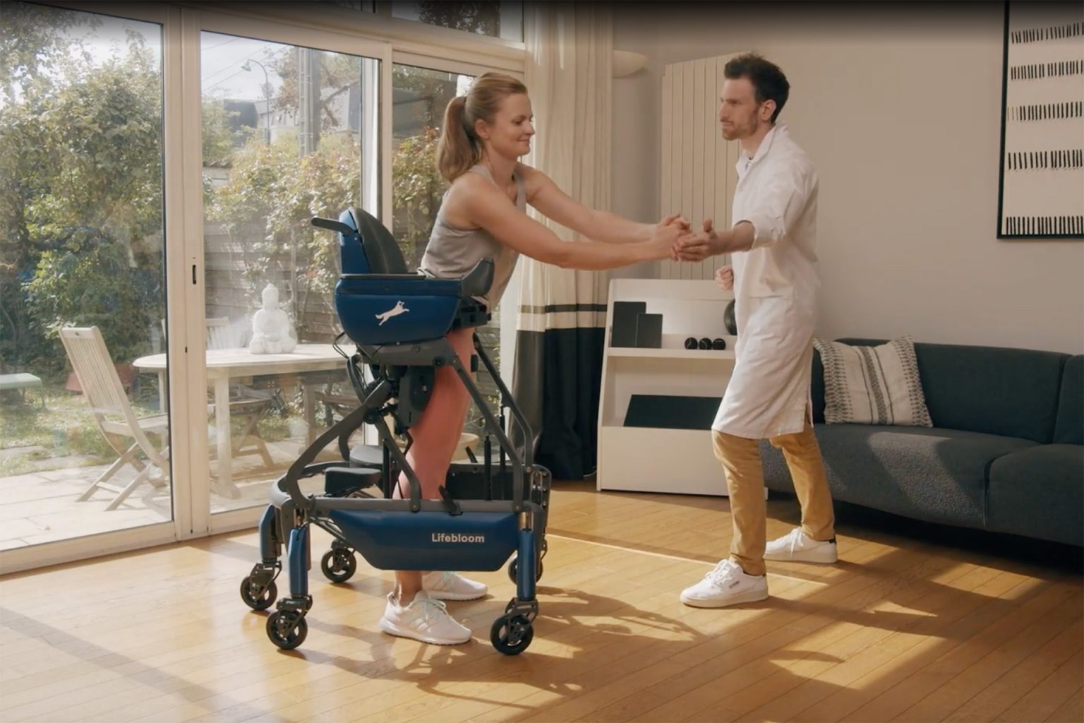Medical device combines a wheelchair and exoskeleton to restore mobility