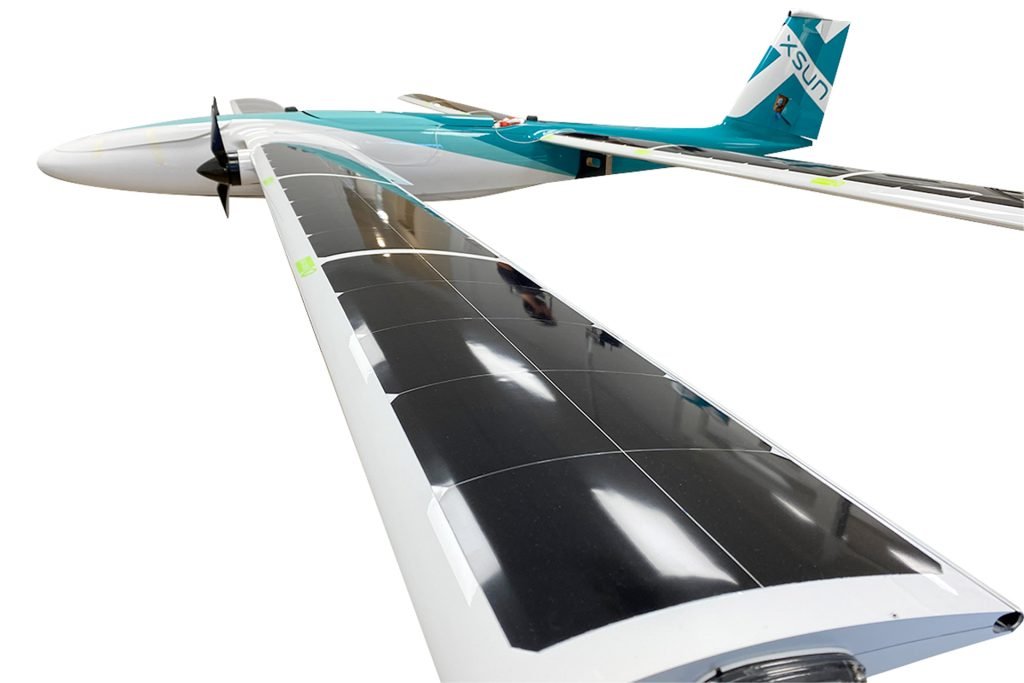 Solar-powered drone designed for long-range aerial monitoring