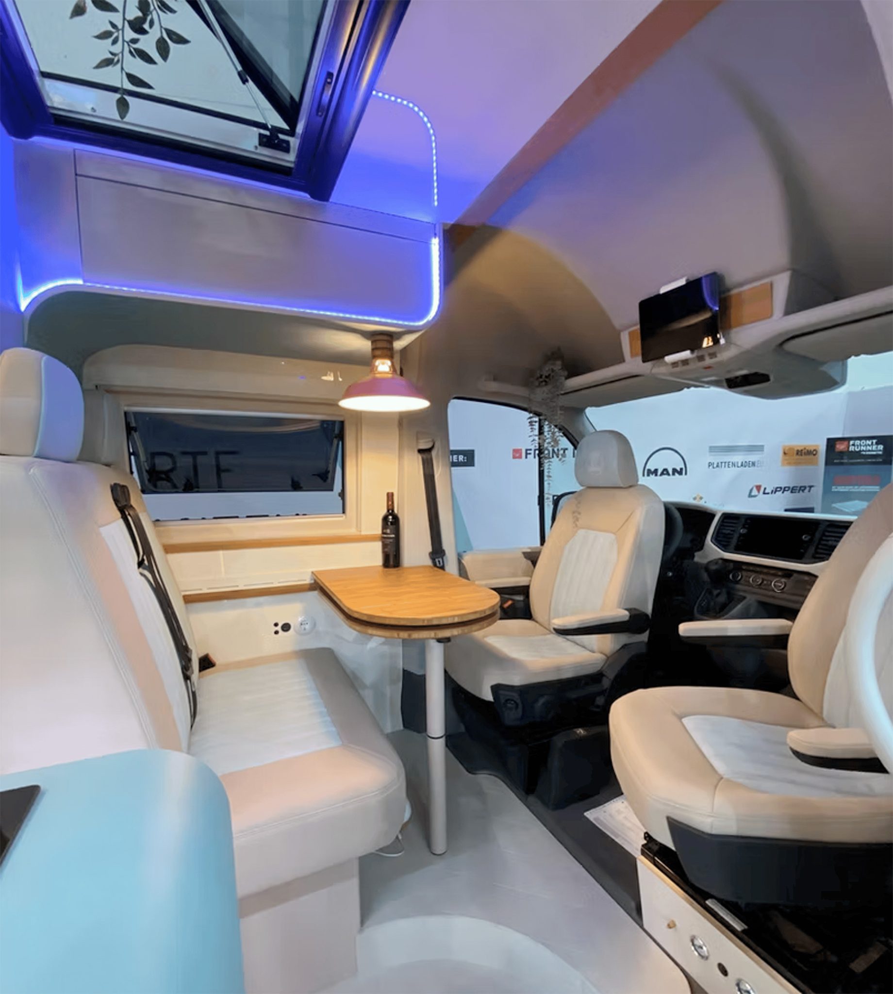 Vintage design meets modern tech in this masterful camper van