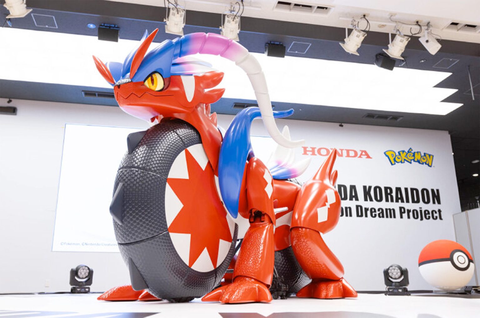 Honda unveils Pokémon Koraidon motorcycle with moving features