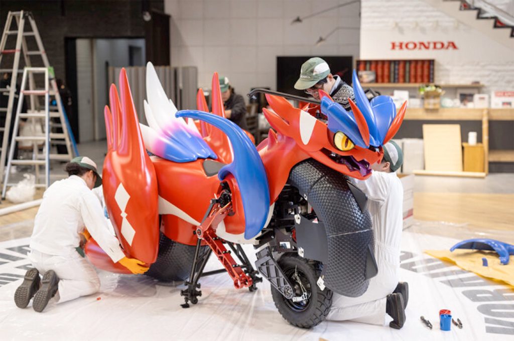 Honda unveils Pokémon Koraidon motorcycle with moving features
