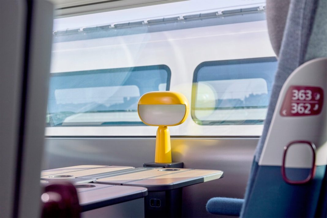 Nendo's river-inspired design for SNCF’s fifth-generation TGV train
