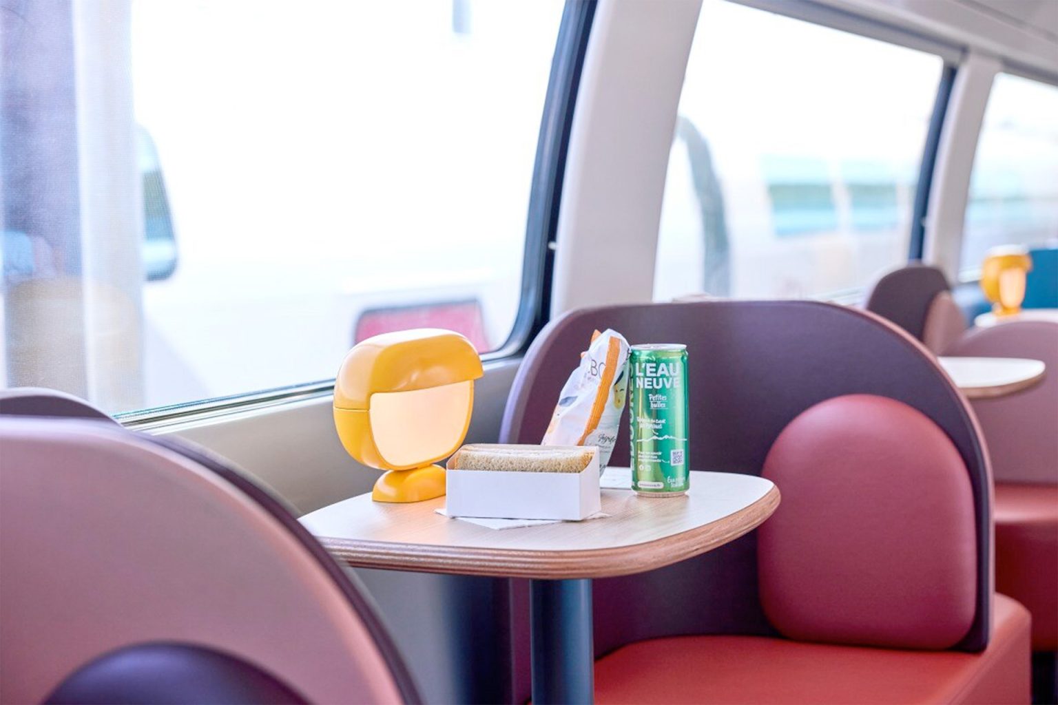 Nendo's river-inspired design for SNCF’s fifth-generation TGV train