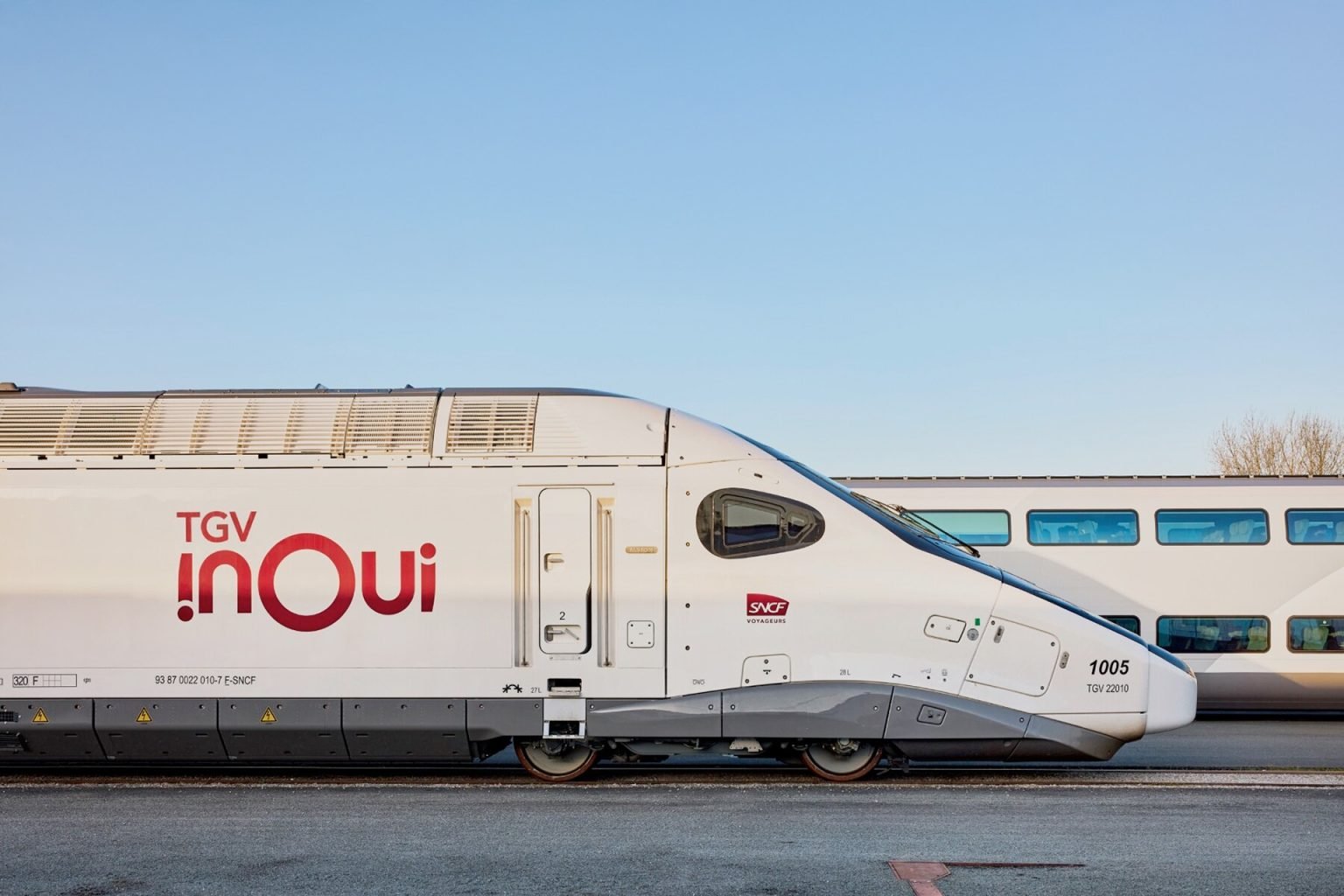 Nendo's river-inspired design for SNCF’s fifth-generation TGV train