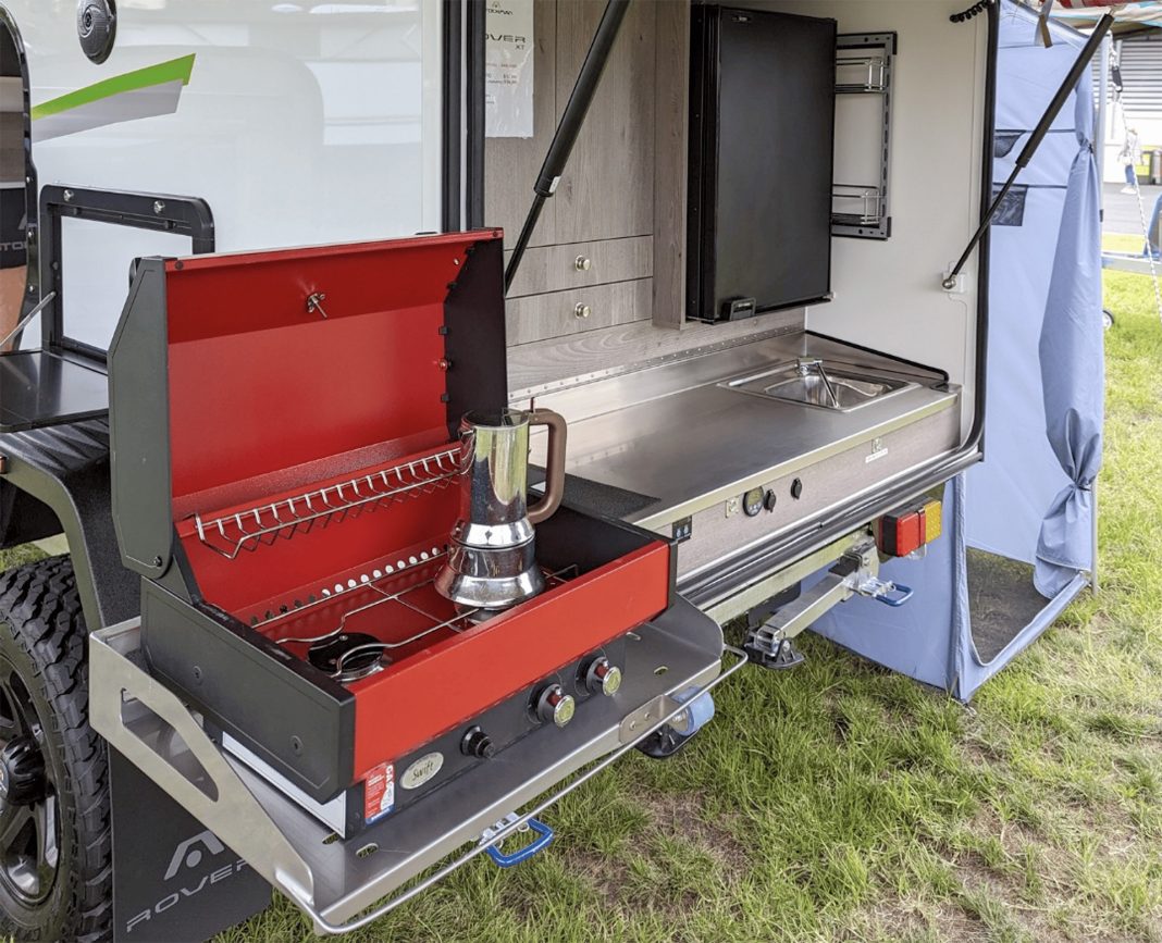 Stockman Rover 02 teardrop camper is a rugged and functional overland ...