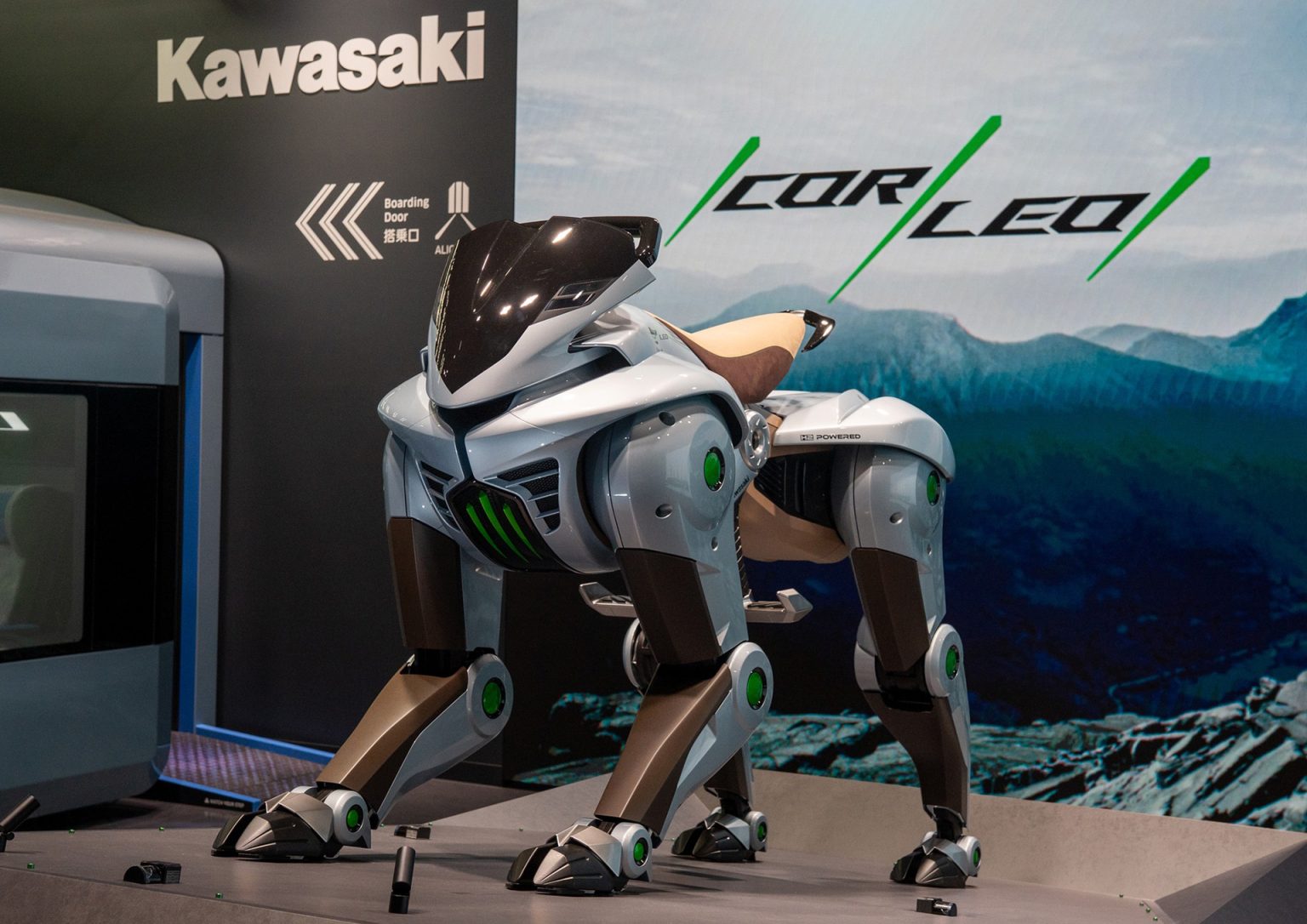 Kawasaki explores future mobility with hydrogen-powered four-legged robot