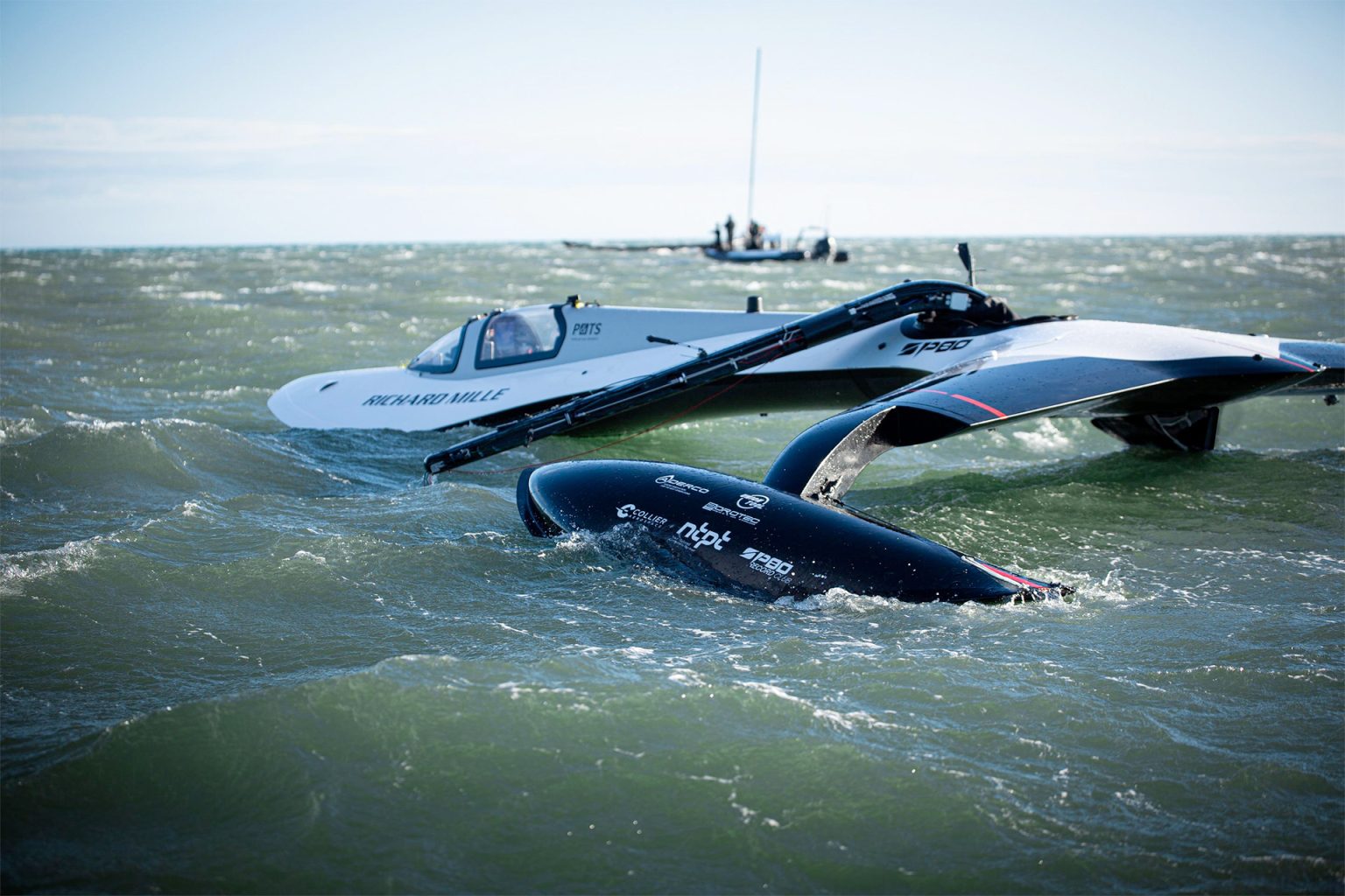 Kite-powered sailboat from Switzerland closes in on the world speed record