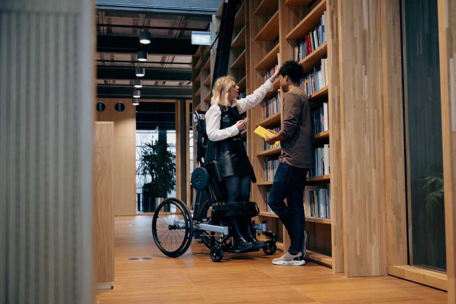 Mechanical standing wheelchair offers a new way to sit, stand, and move