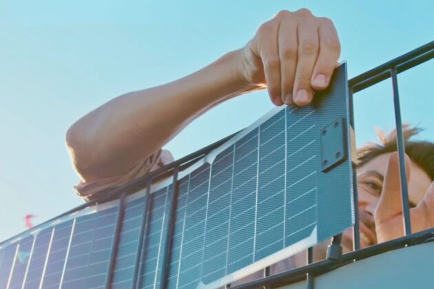 Vertical bifacial solar strips turn fences into power generators