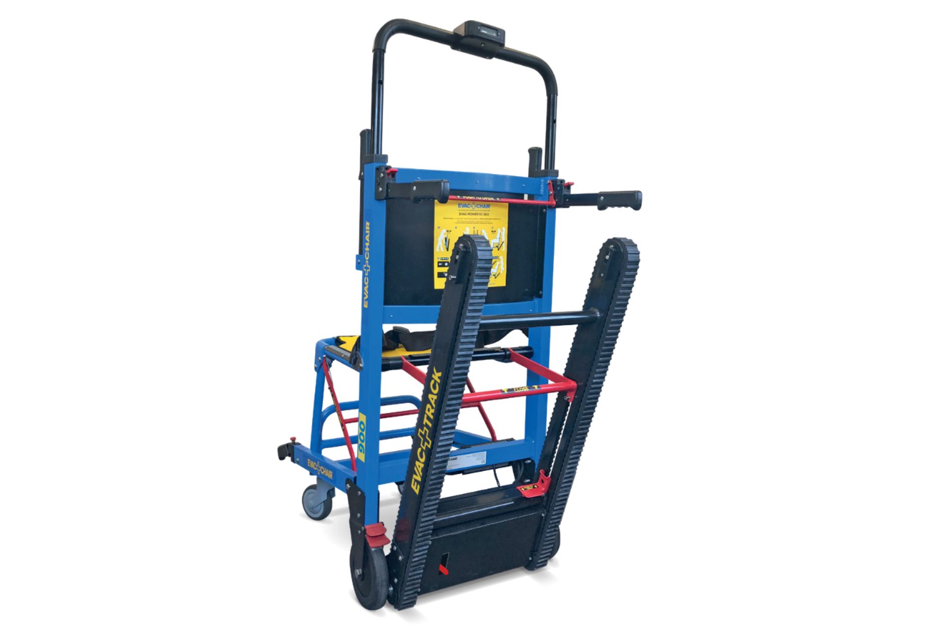 Battery-powered stair climber for emergency evacuations